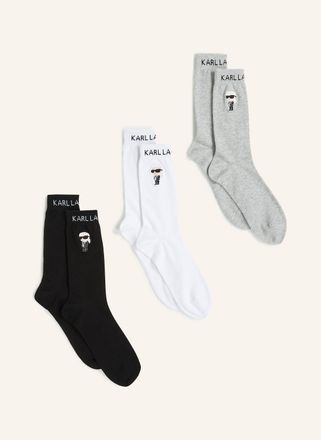 Karl Lagerfeld 3er-Pack Socken schwarz
