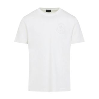 Moncler Wei&szlig;e T-Shirt & Polo Kollektion - - Tops - Herren - Wei&szlig; - M