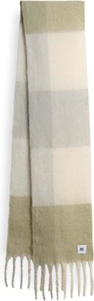 OPUS Damen Schal | ASCOTTIE Karoschal mit Fransen soft matcha, 0