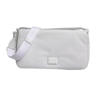 Dolce & Gabbana Logo-Plaque Crossbody Bag - - Bags - Damen - Wei&szlig; - ONE SIZE