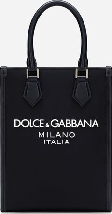 Dolce & Gabbana Kleine Tasche Aus Nylon - Mann Blau Nylon Onesize