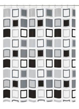 Kleine Wolke Duschvorhang PEVA Clipper Anthrazit 120 x 200 cm