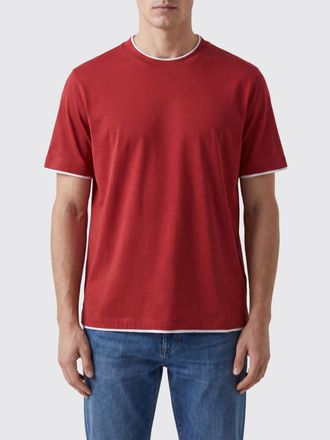 Brunello Cucinelli T-Shirt Homme couleur Cerise