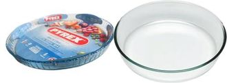 Pyrex 1040909 Bake & Enjoy Moule &agrave; Tarte en verre &Oslash; 31 cm & Bake & Enjoy - Moule &agrave; Manqu&eacute; en verre &Oslash; 26 cm