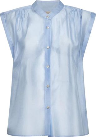Blanca Vita Femme, Blouses et Chemises, Bleu, Taille: 38 FR Calicia Shirt