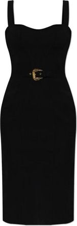 Versace Jeans Couture Femme, Robes, Noir, Taille: 40 FR Pencil Dress With Spaghetti Straps