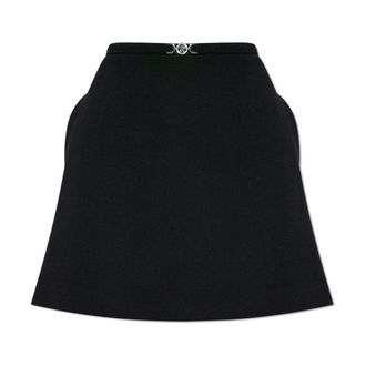Versace Kurzer Rock mit Verzierung - - Skirts - Damen - Schwarzk - L