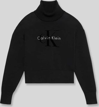 Calvin Klein Jeans Regular Fit Pullover aus reiner Baumwolle