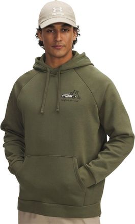 Under Armour Rival Kapuzenpullover f&uuml;r Herren, Fleece (Gr&uuml;n)