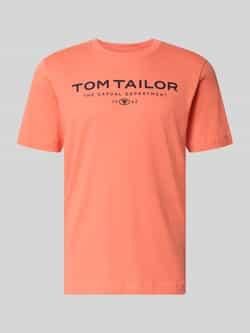 Tom Tailor Regular Fit T-Shirt aus reiner Baumwolle