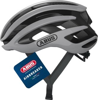 ABUS Rennradhelm AirBreaker - High-End Fahrradhelm f&uuml;r den professionellen Radsport - f&uuml;r Jugendliche und Erwachsene - Helm f&uuml;r Damen und Herren - Grau, Gr