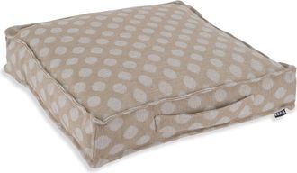 H.O.C.K. Banno dots Outdoor Matratzenkissen Punkte 50x50x10cm Nanu Indoor/Outdoor (50x50x10cm, Beige)