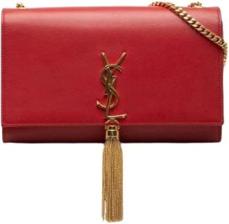 Saint Laurent Sac bandouli&egrave;re Kate Pre-owned - Femme - Pre-owned - Rouge - Taille: ONE Size