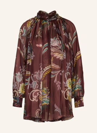 Etro Etro Blusenshirt Aus Seide rot