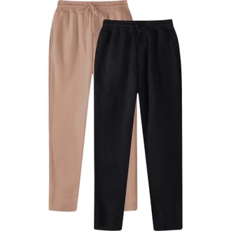 Generic Hose Herren - Herren Freizeithose L&auml;ssige Jogginghose Mit Schn&uuml;rbund Seitentasche Bequeme Sportliche Alltagshose Baumwollmaterial 2St&uuml;cke