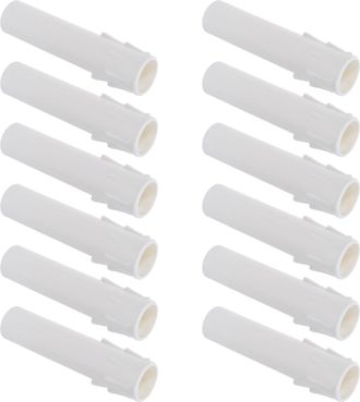 Valiclud 12st&uuml;cke Kerzenh&uuml;lse f&uuml;r Deckenleuchten Abdeckung Kerzenfassungen Hitzestabile Kronleuchter-kerzenh&uuml;lse Vintage-Design Kerzenrohrh&uuml;lse Ersatz f&uuml;r H&auml;ng