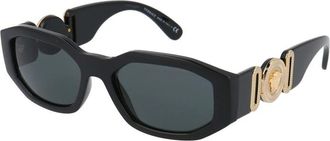Versace Homme, Accessoires, Noir, Taille: 53 MM Lunettes de soleil Medusa Biggie