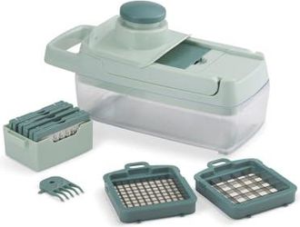 Livoo M?nage Mandoline 8 Lames Bac Recuperat. 1,5l Vert /8 - MEN435