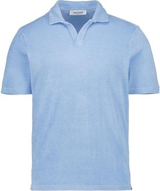 Gran Sasso Herren Polo-Shirt blau Frottee