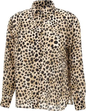 Marella Femme, Blouses et Chemises, Brun, Taille: 40 FR Faretra Shirt
