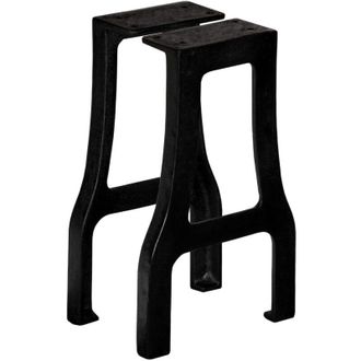 vidaXL Pied de banc 2 pcs Cadre en A Fonte vidaXL