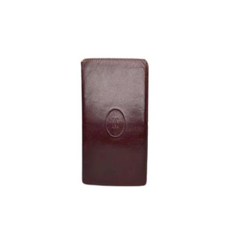 Cartier Porte-cartes pr&eacute;-poss&eacute;d&eacute; - Femme - Pre-owned - Brun - Taille: ONE Size