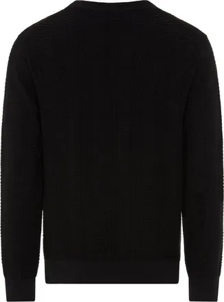 HUGO BOSS Strickpullover Simoh Rundhalsausschnitt, reine Baumwolle, Regular Fit