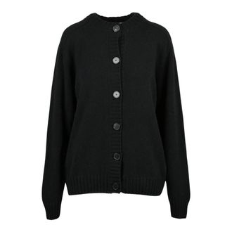 Amaranto Rundhalsausschnitt-Strickjacke - - Knitwear - Damen - Schwarzk - XL