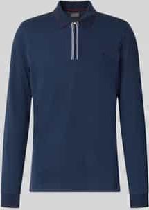 Christian Berg Slim Fit Poloshirt mit Rei&szlig;verschluss