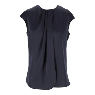 Emporio Armani Hauts sans manches - Femme - Tops - Bleu - Taille: 40 FR