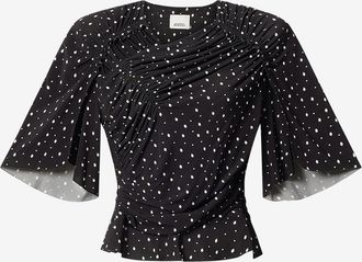 Isabel Marant Haut / Top Garla - Femme - Noir Et &Eacute;cru - Taille 34 - Isabel Marant