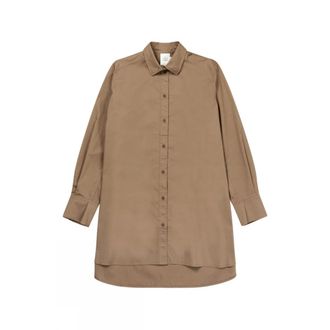 Munthe Kamelhemd mit langen &Auml;rmeln - - Blouses & Shirts - Damen - Braun - 2XS
