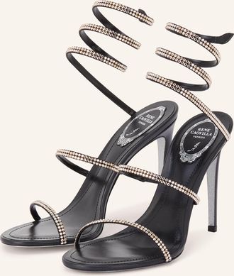 Rene Caovilla Rene Caovilla Sandaletten Cleo Mit Schmucksteinen schwarz