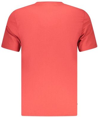 Timberland Logo-Printed Organic Cotton T-Shirt - Red