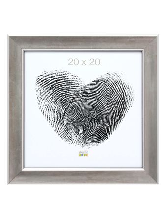 Deknudt Frames Deknudt S45YD1_20.0x20.0 Bilderrahmen, Holz, 20 x 20 cm, silberfarben