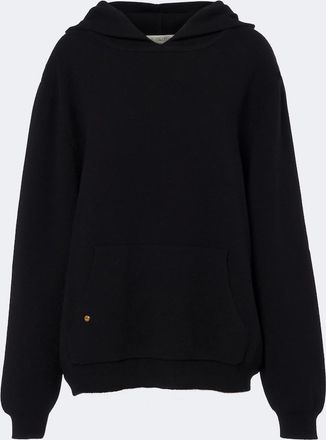 God's True Cashmere Hoodie Milano aus Kaschmir mit Tigerauge