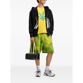 Palm Angels Palm Leaf Print T-Shirt - Yellow