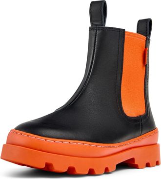 Camper Jungen Unisex Kinder Brutus K900320 Chelsea Bootie, Schwarz 004, 29 EU