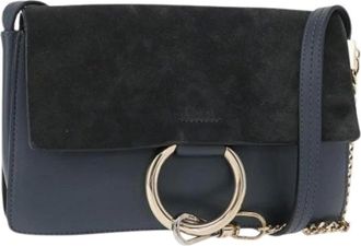Chlo&eacute; Sac bandouli&egrave;re Pre-owned - Femme - Pre-owned - Bleu - Taille: ONE Size