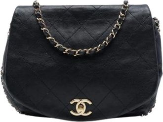Chanel Sac &agrave; rabat Pre-owned - Femme - Pre-owned - Noir - Taille: ONE Size