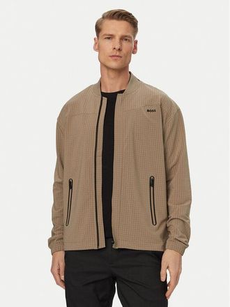 HUGO BOSS Sweatshirt Terrace 50558484 Dunkelbeige Relaxed Fit
