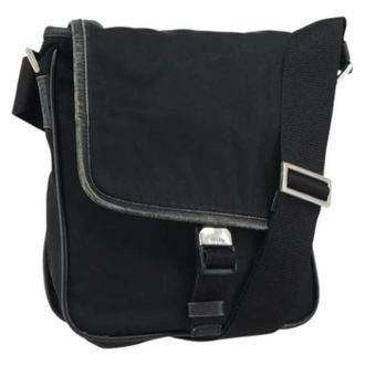 Prada Sac bandouli&egrave;re en nylon Pre-owned - Femme - Pre-owned - Noir - Taille: ONE Size