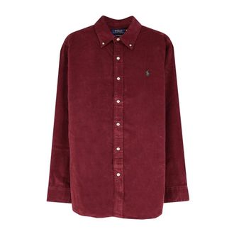 Polo Ralph Lauren Chemise Oxford en Coton Coupe Personnalis&eacute;e - Homme - Chemises - Rouge - Taille: L