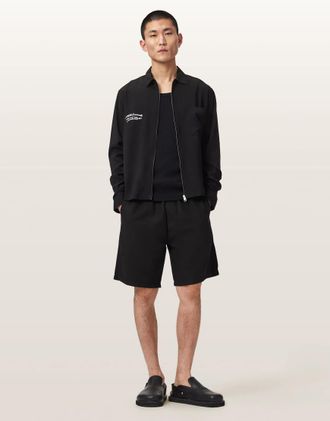 AllSaints Hanbury - Shorts in Tiefschwarz