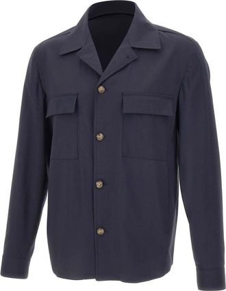 Barba Homme, Vestes, Bleu, Taille: XL London Jacket