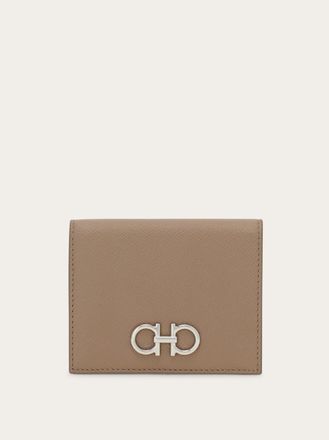 Ferragamo Damen Gancini Portemonnaie Beige
