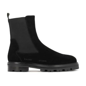 Kazar Homme, Chaussures, Noir, Taille: 40 EU Chelsea Bottes en daim