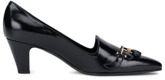 Celine Womens Decollet&eacute; Mum Leather Black Calf Skin Shoe