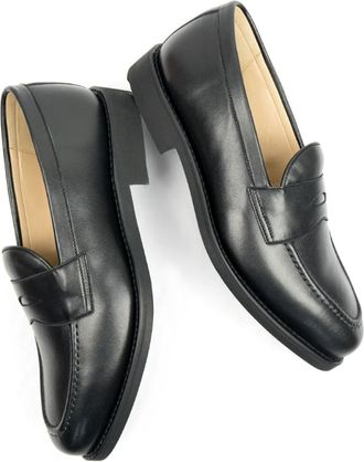 Will&rsquo;s Vegan Store Herren vegan Loafer Goodyear Welt Schwarz