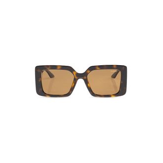Versace Eckige Sonnenbrille - - Accessories - Damen - Braun - 55 MM